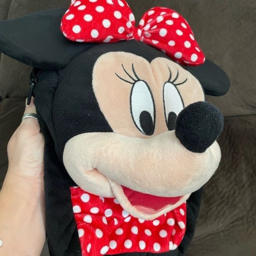 Minnie Mouse Plush Backpack - Gem